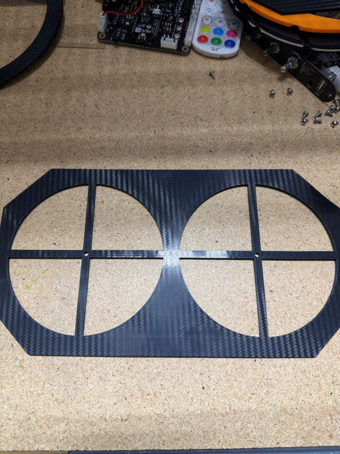Dual 120 mm Cutout and Pilot Hole Template – BNB Boom Boxes